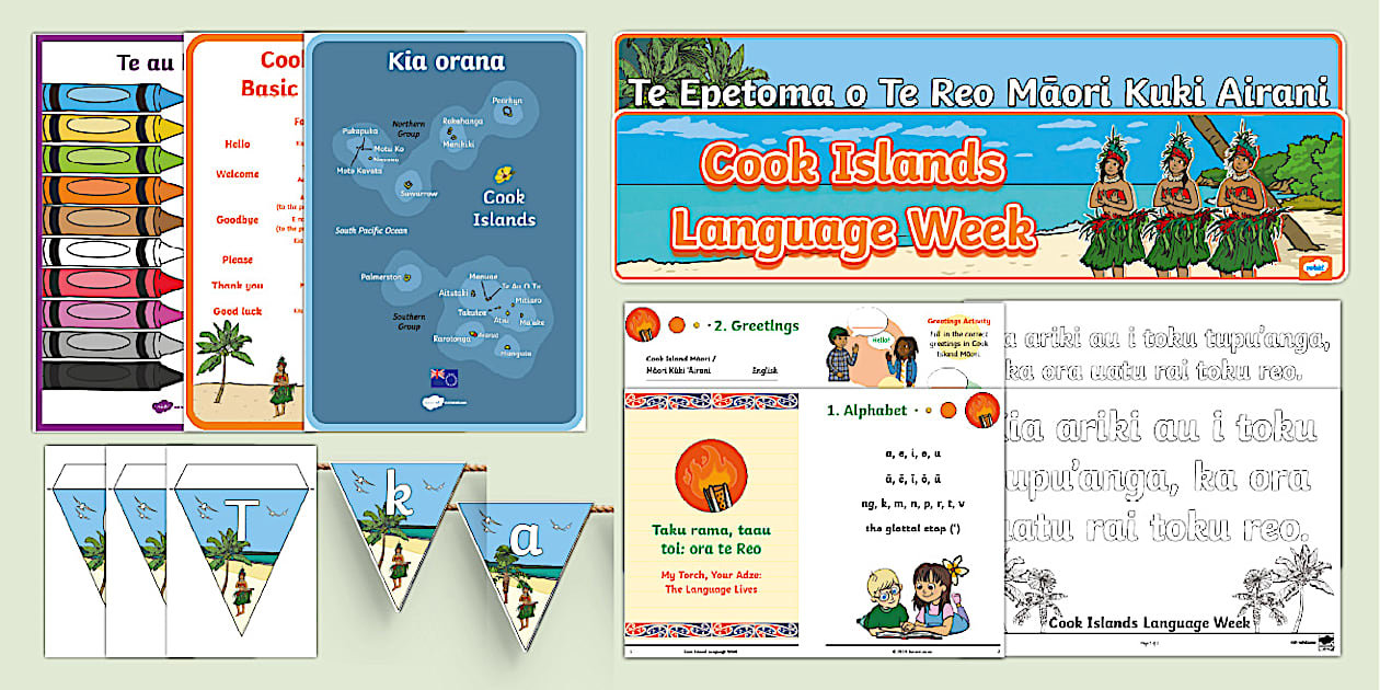 Cook Islands Language Week Resource Pack - Twinkl