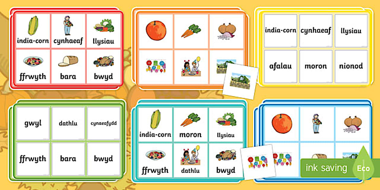 Bingo Y Cynhaeaf Pecyn Adnoddau (teacher made) - Twinkl