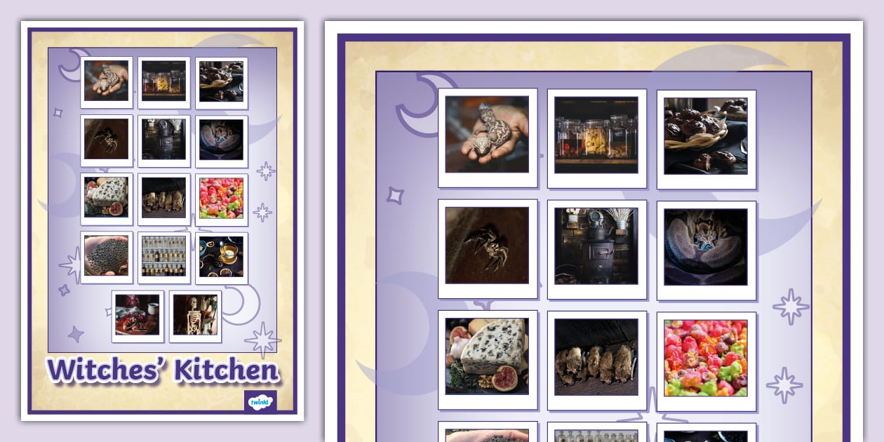 Witches Kitchen Photo Display Poster (teacher made) - Twinkl