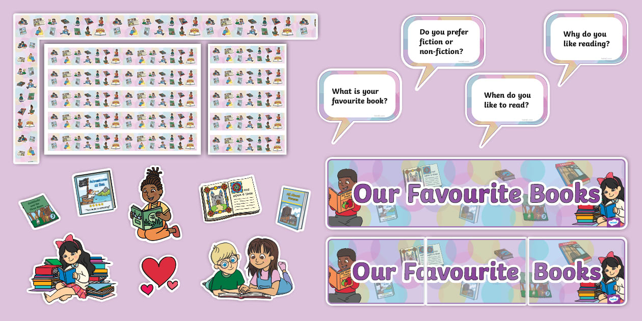 Our Favourite Books Display Pack - Twinkl - KS1 - Twinkl
