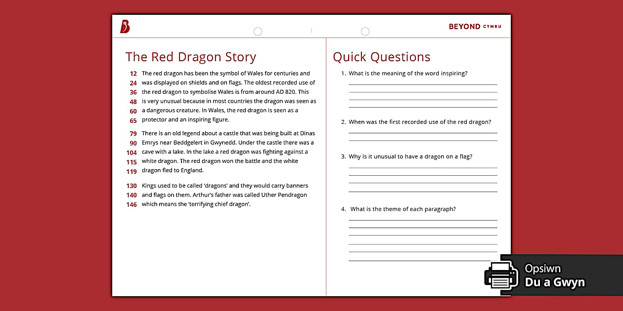 The Red Dragon 60 Second Read PS4