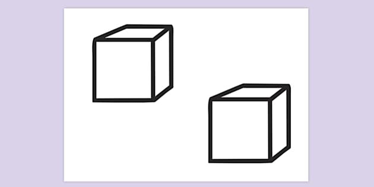 1 Block Colouring Sheet | Colouring Sheets - Twinkl