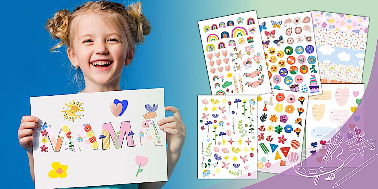 Pack de actividad: Collage del Día de la Madre - Twinkl Art Gallery