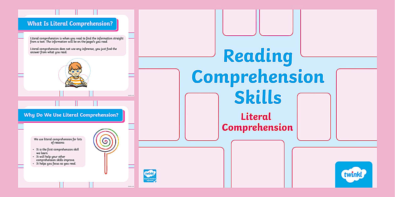Reading Comprehension Skills: Literal Comprehension PowerPoint (Year 3-4 )
