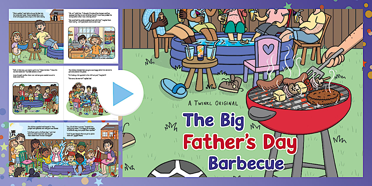 The Big Father's Day Barbecue Story PowerPoint - Twinkl