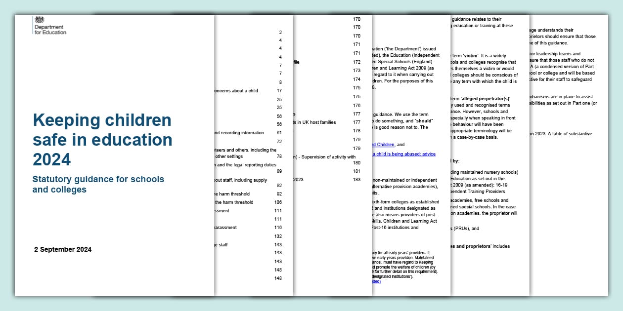 Keeping Children Safe in Education 2024 (teacher made)