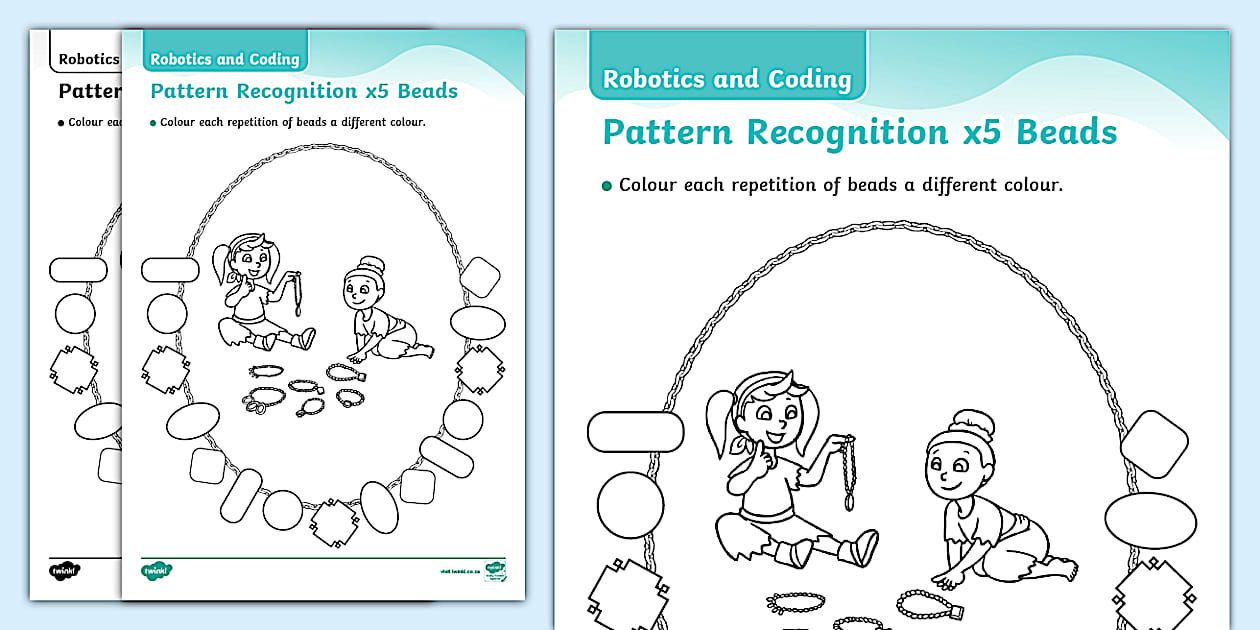 Robotics and Coding Pattern Recognition - Create a Necklace