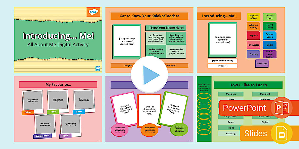 Introducing... ME! Digital All About Me Activity - Twinkl