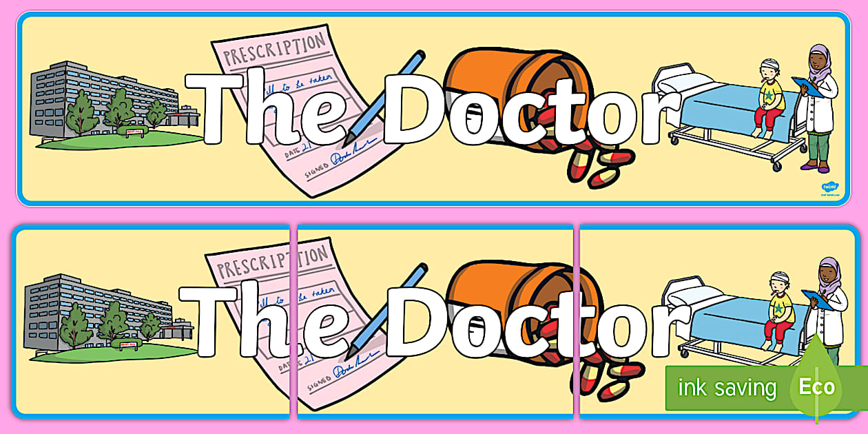 Doctor Dramatic Play Banner