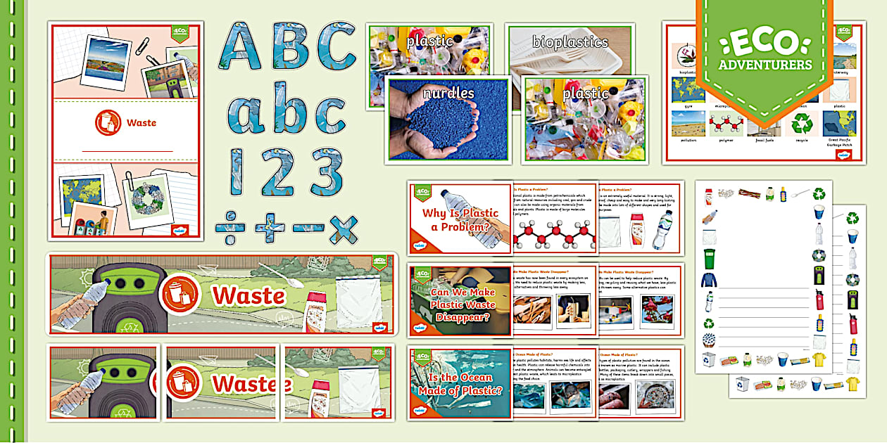 Year 5 Waste: Display Pack (teacher made) - Twinkl
