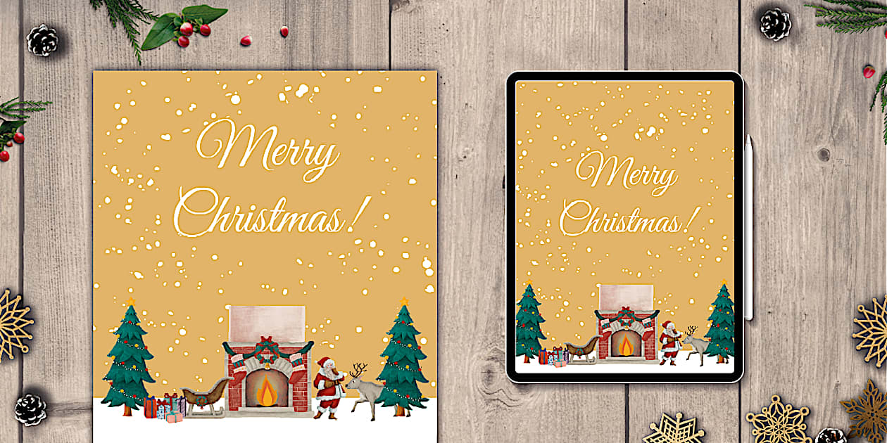Winter Wonderland Tablet Background