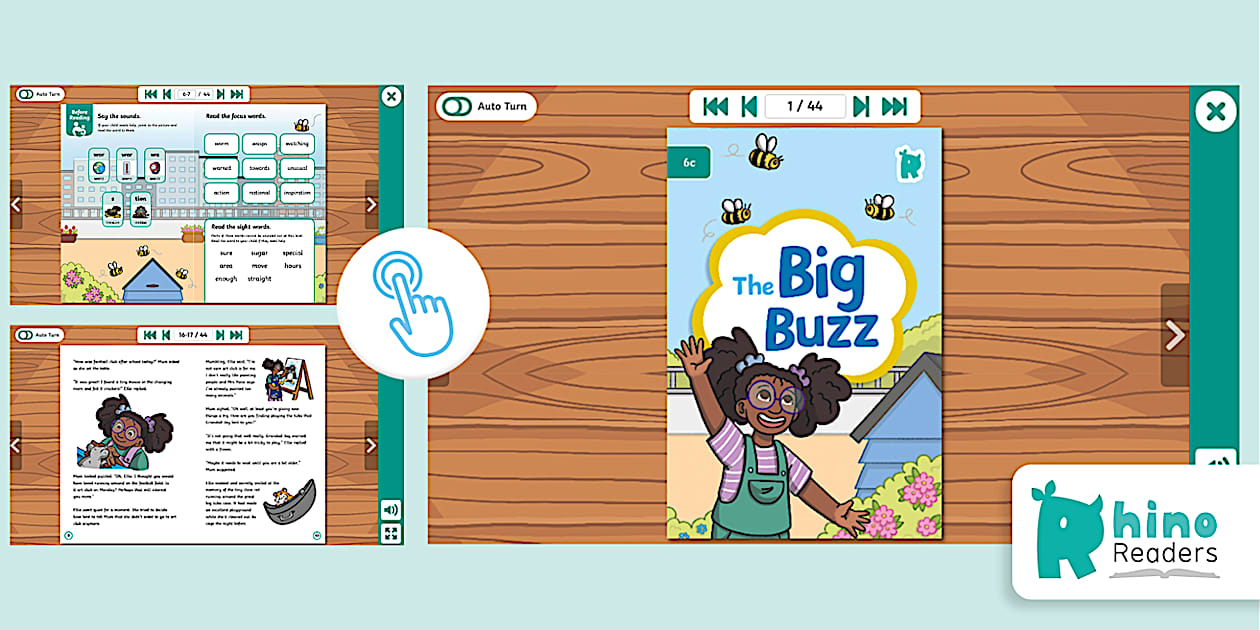 Level 6c Decodable Readers: The Big Buzz (teacher made)