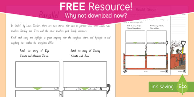 FREE! - Parallel Stories Worksheet / Worksheet