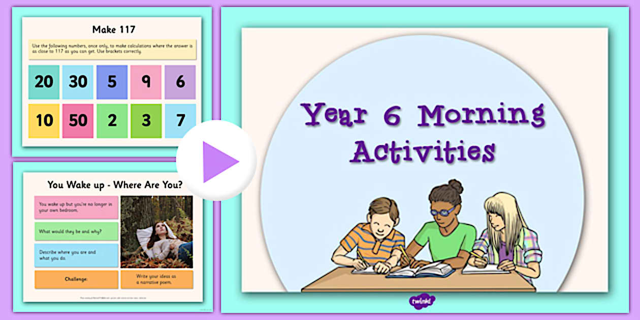 Year 6 Morning Activities (teacher made) - Twinkl