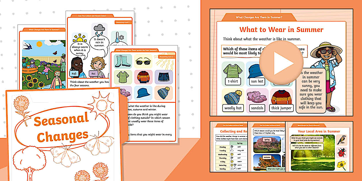 Stepping into Science: Year 1: Summer: Block 4: Seasonal Changes – Summer: