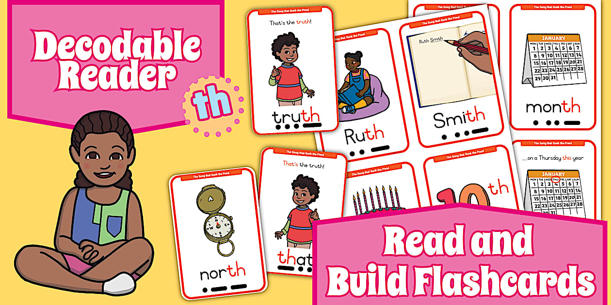 FP Phonics - th Decodable Readers - Flashcards: Ruth's Diary
