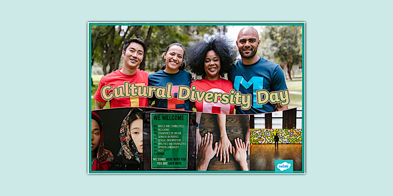 Cultural Diversity Day Photo Display Poster (Teacher-Made)