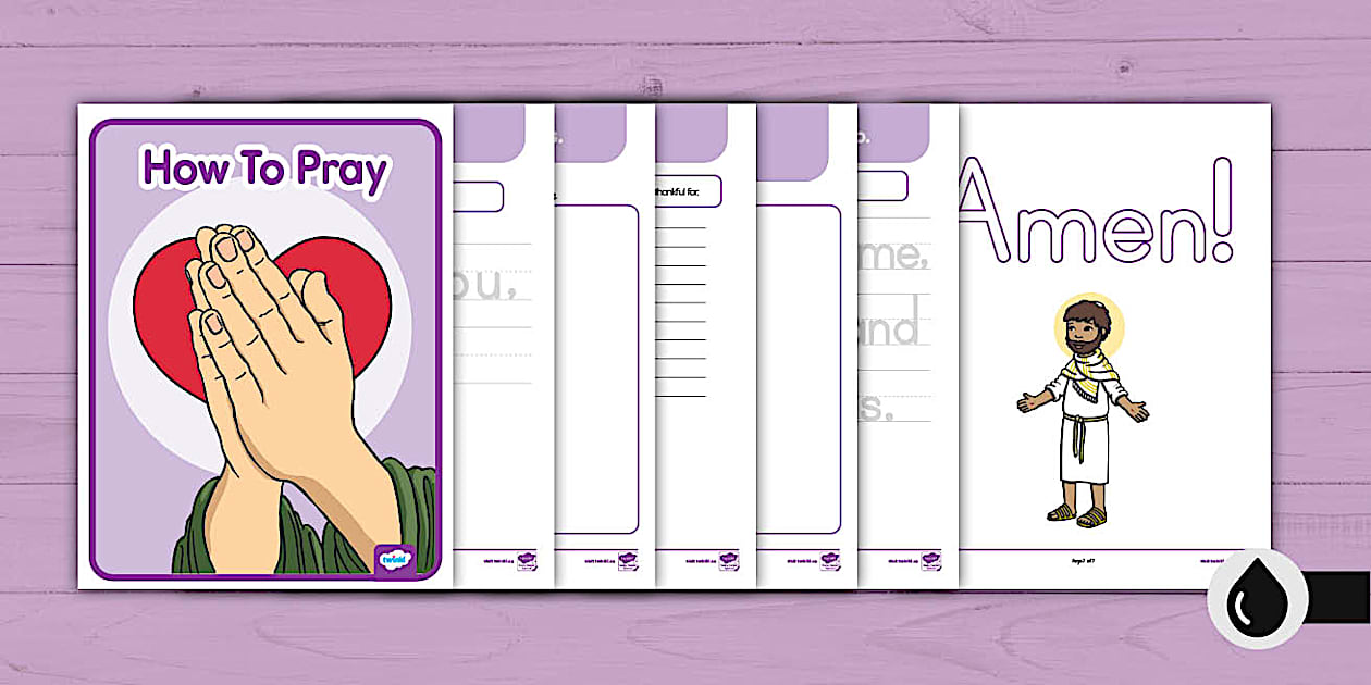 How To Pray Activity Booklet (teacher made) - Twinkl