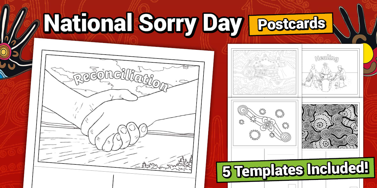 National Sorry Day Postcards | Beautifully Designed