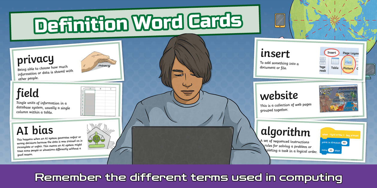 KS2 Computing Definition Word Cards
