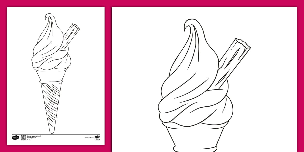 Ice Cream colouring sheet Colouring | Colouring Sheets