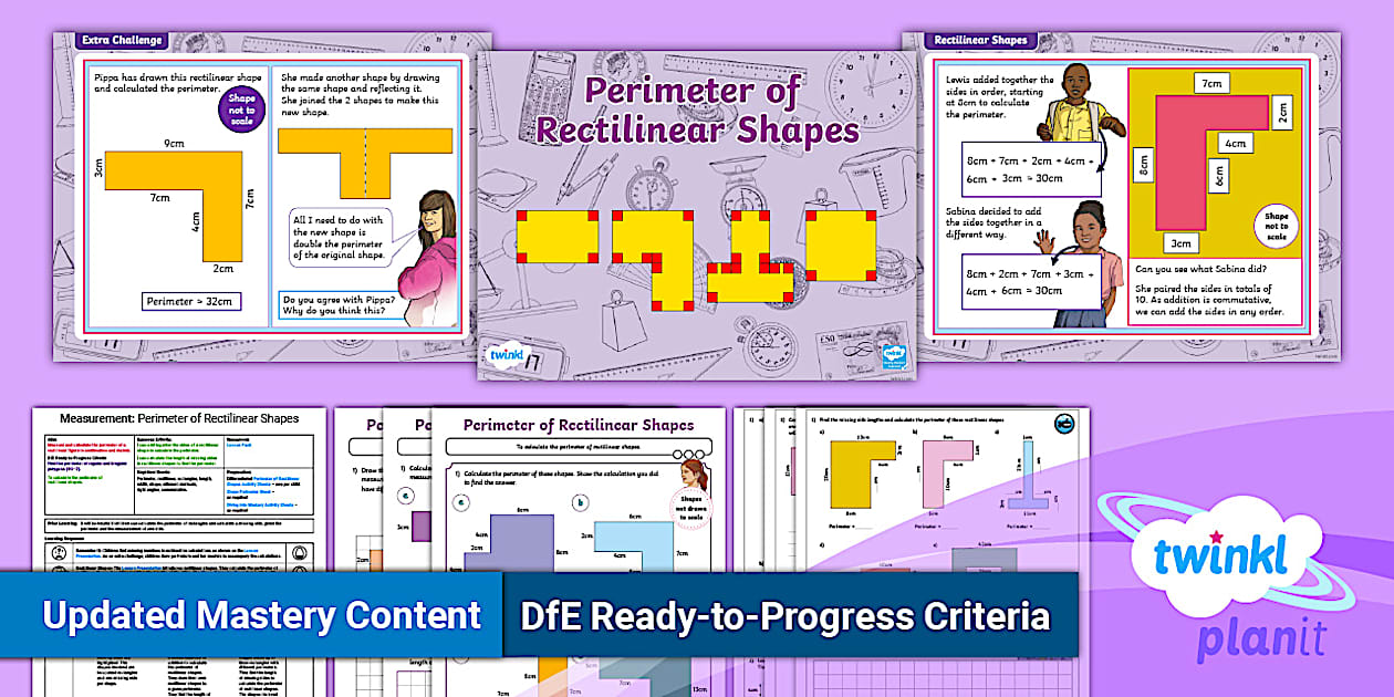 👉 Y4 Perimeter PlanIt Maths Lesson 3 (teacher made)