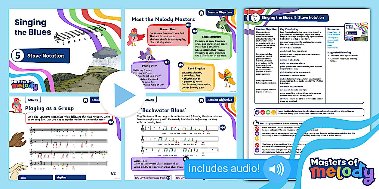 👉 Year 5 Singing the Blues - Session 5 - Twinkl