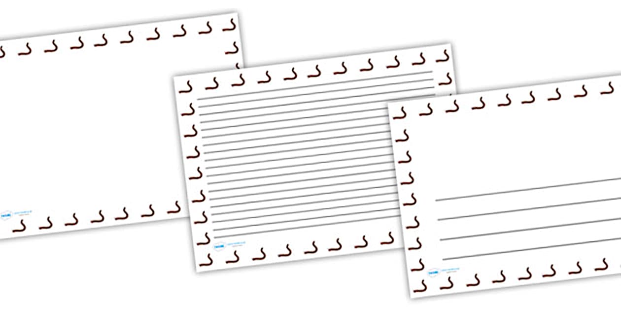 Editable Millipede Full Page Borders (Landscape) - Twinkl