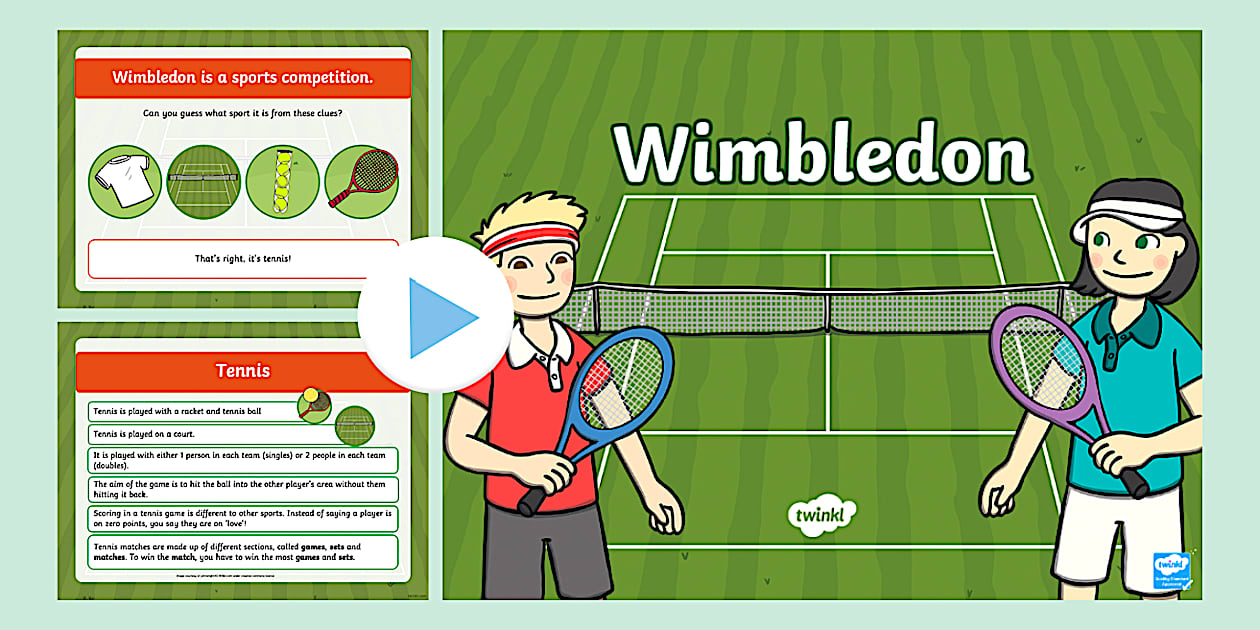 KS1 Wimbledon Information PowerPoint (teacher made) - Twinkl