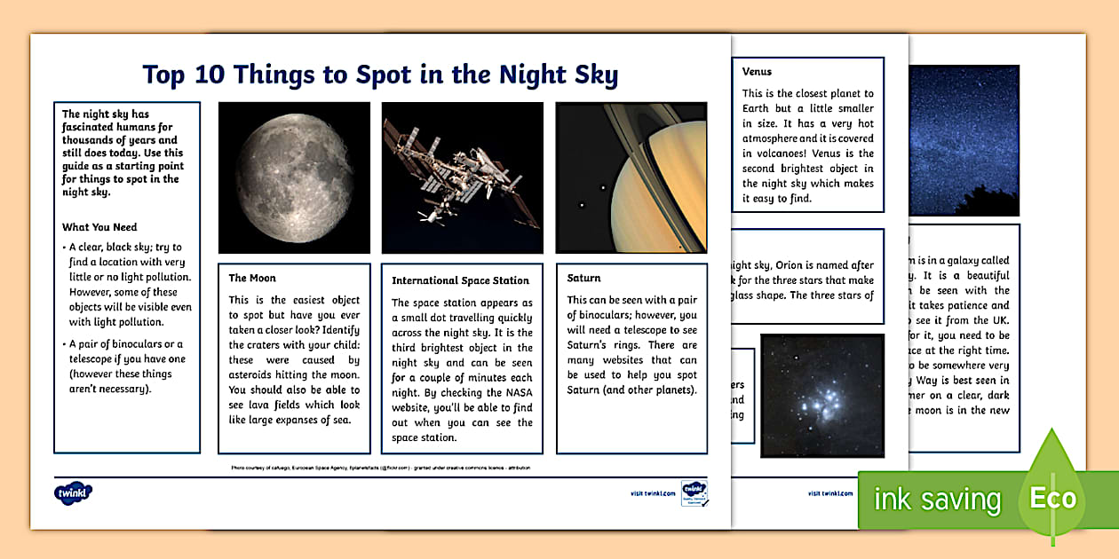 Space And The Night Sky Guide For Kids | Twinkl Parents