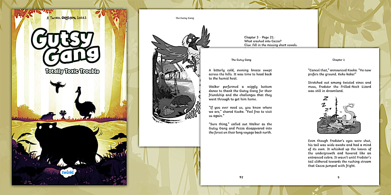 The Gutsy Gang: Book 2 – Printable Booklet - Twinkl
