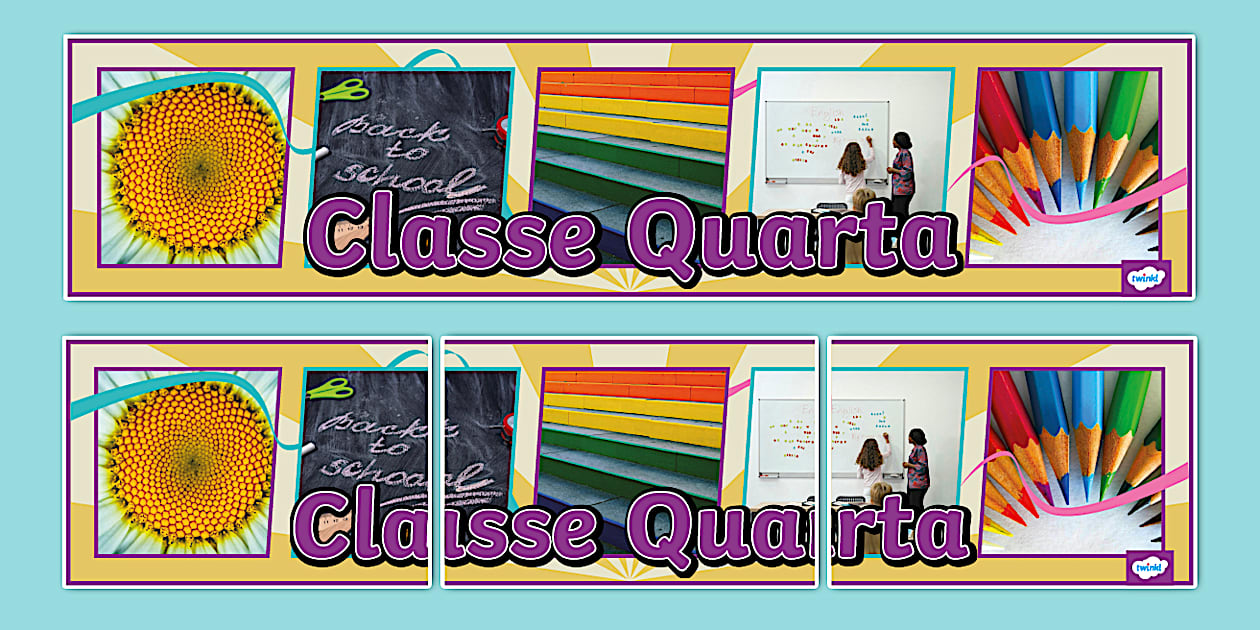 Classe Quarta Striscione Banner (teacher made) - Twinkl