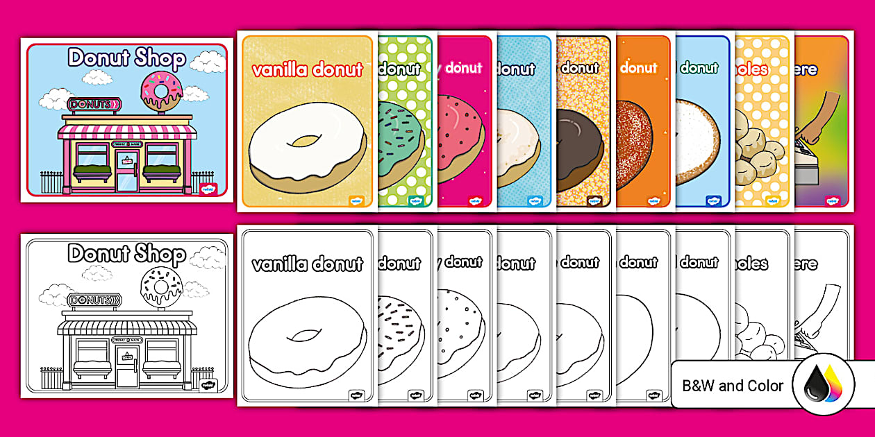 Donut Shop Dramatic Play Posters (teacher made) - Twinkl