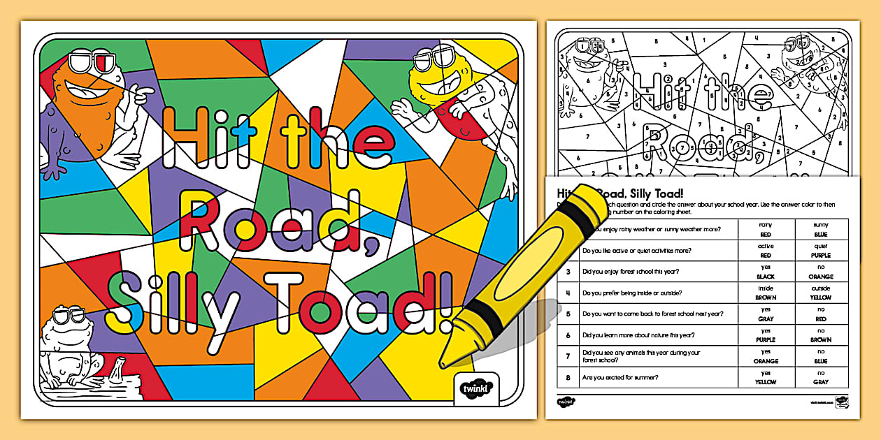 Hit the Road Toad End of Year Reflection Forest School