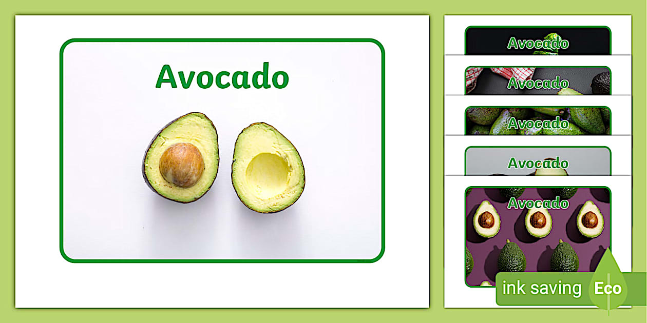 Avocado Photo Pack (teacher made) - Twinkl