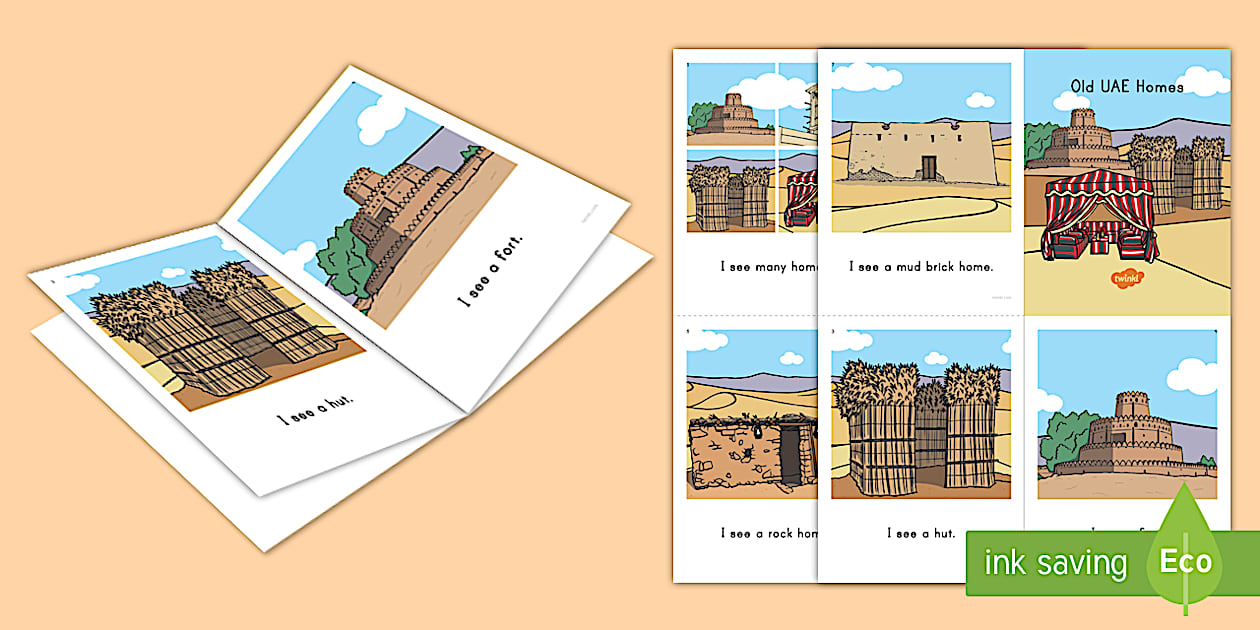 Old Homes in the UAE Emergent Reader (teacher made) - Twinkl