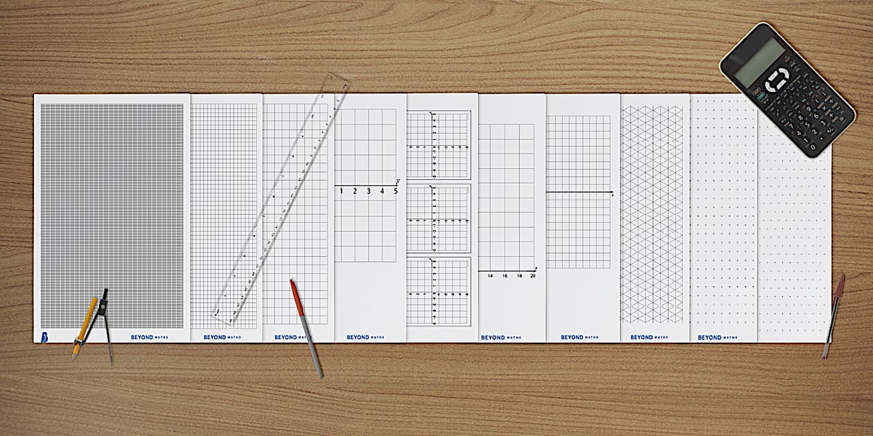 Printable Maths Grids and Paper Pack (teacher made) - Twinkl