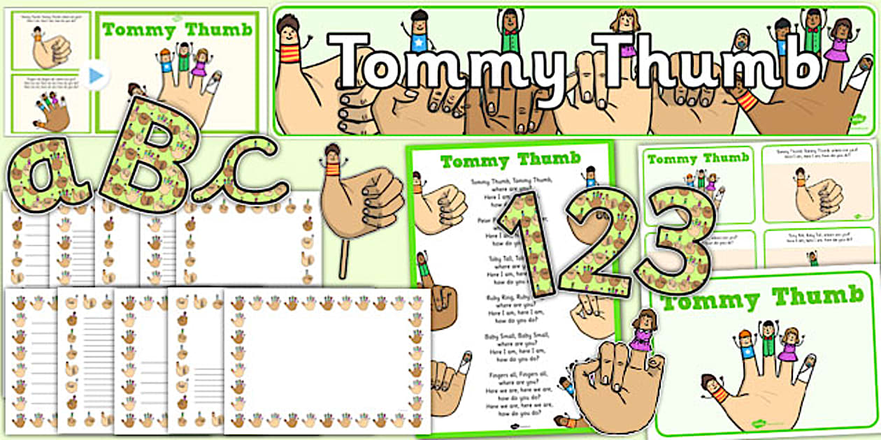 Tommy Thumb Resource Pack (teacher made) - Twinkl