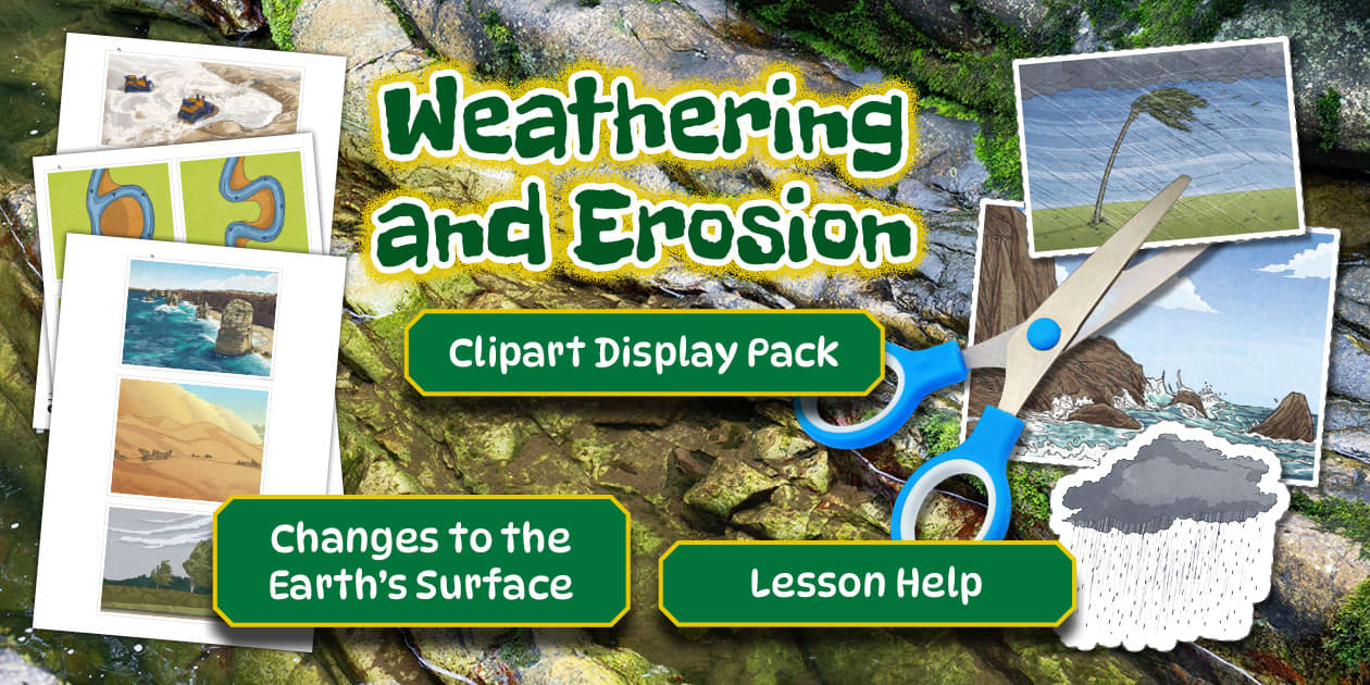 Weathering and Erosion Clipart Display Pack