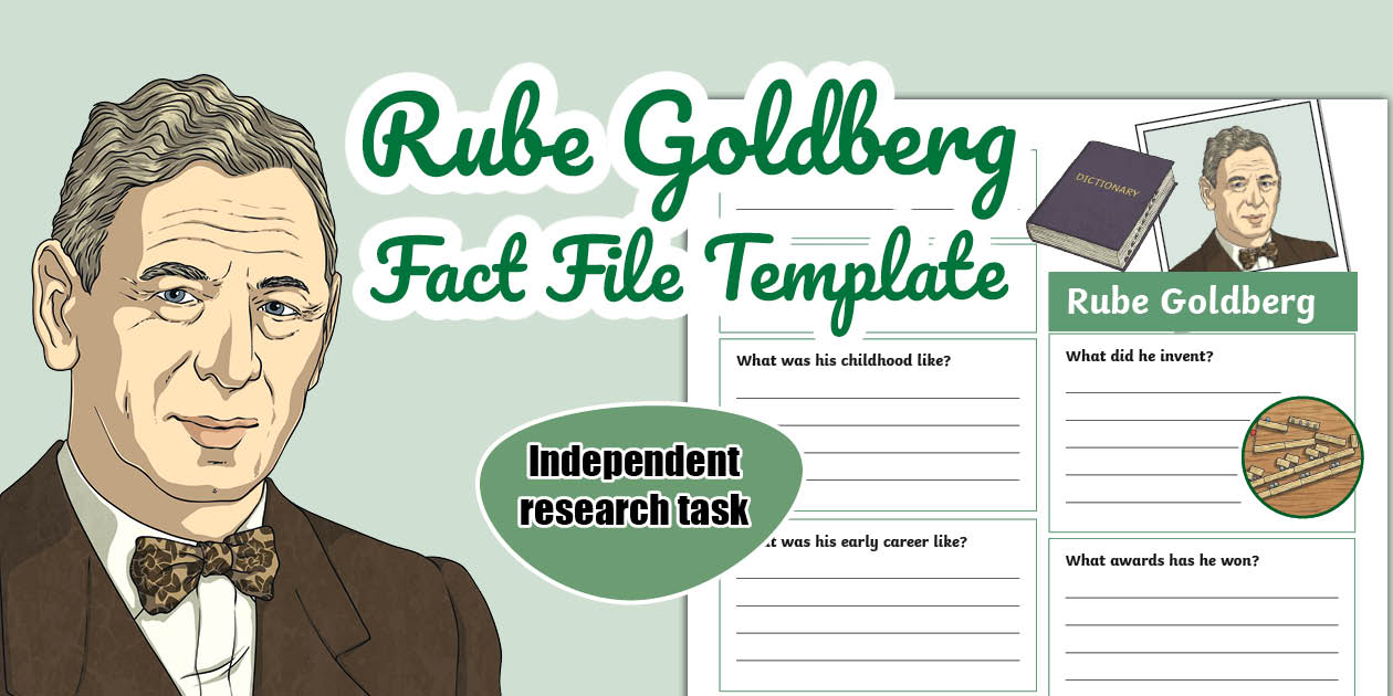 Rube Goldberg Fact File Template