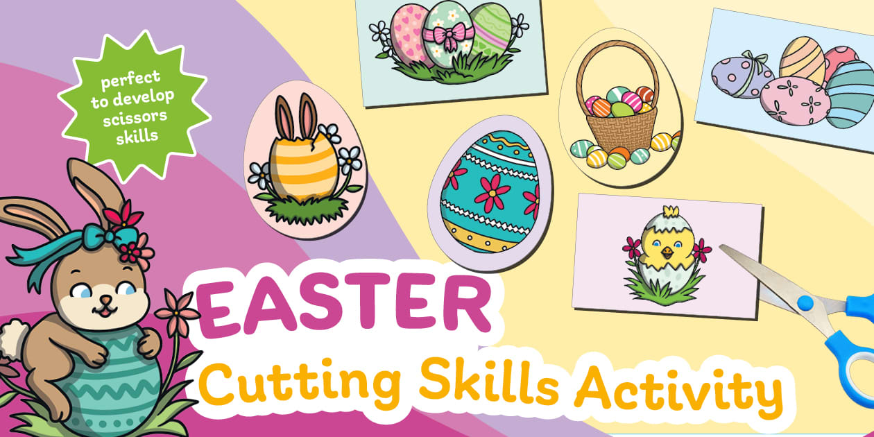 Easter Cutting Skills Activity