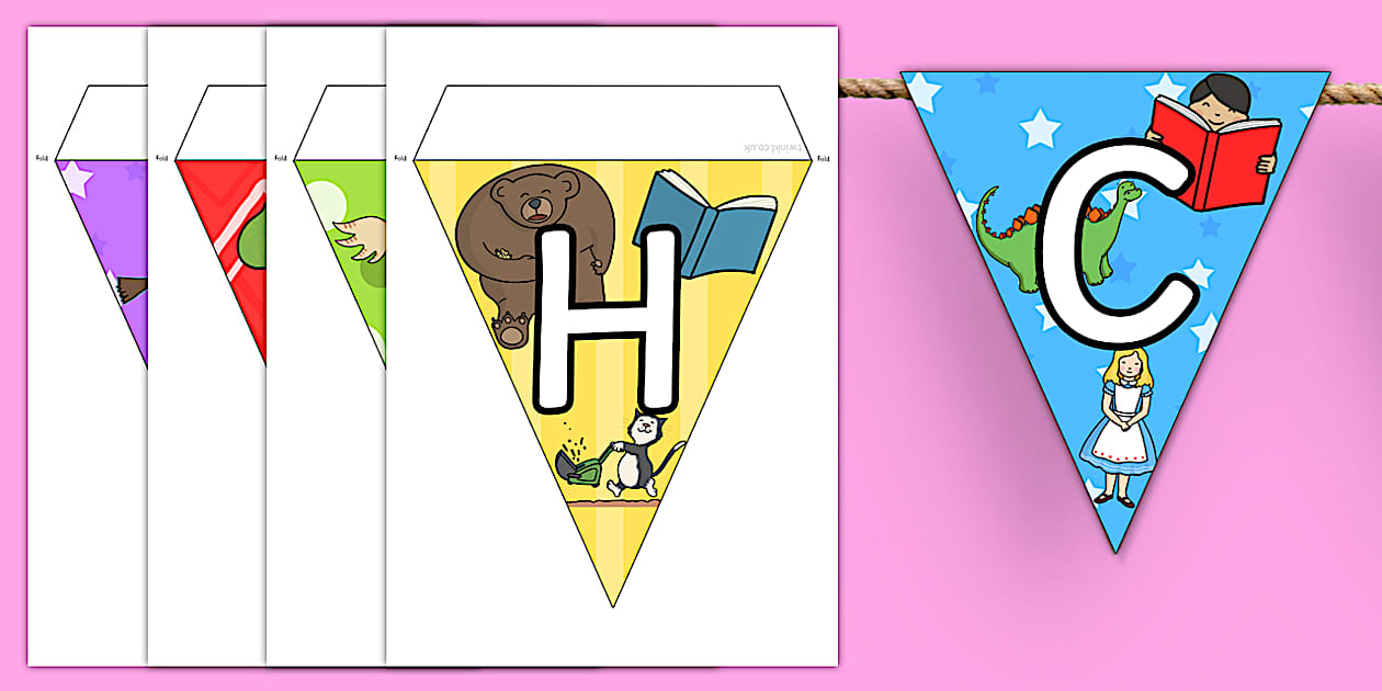 👉 Childrens Book Week Bunting (teacher made) - Twinkl