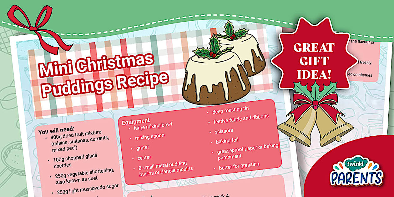 Mini Christmas Puddings Recipe