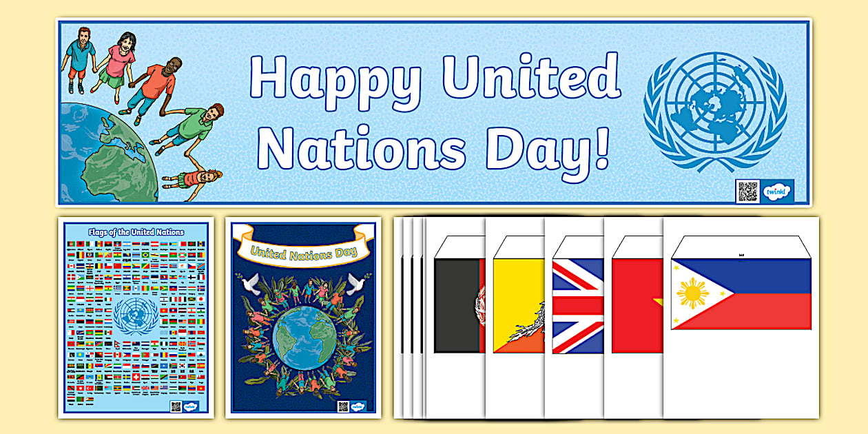 United Nations Day Decorations Pack | Grades 2 - 6 | Twinkl
