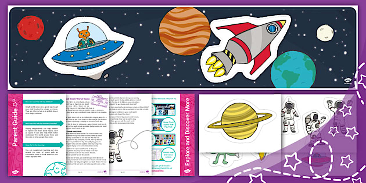 Space Small World Pack and Guide (Teacher-Made) - Twinkl