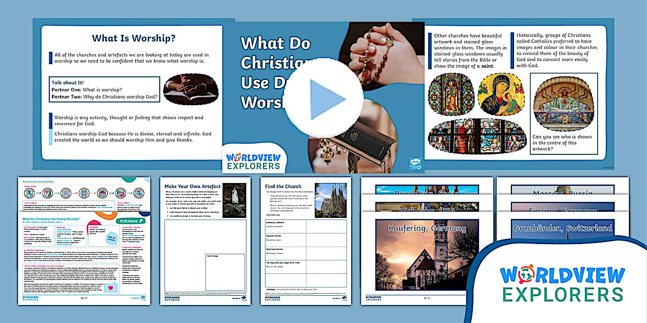 RE: Diversity in Christian Worship: UKS2 Lesson Pack 2
