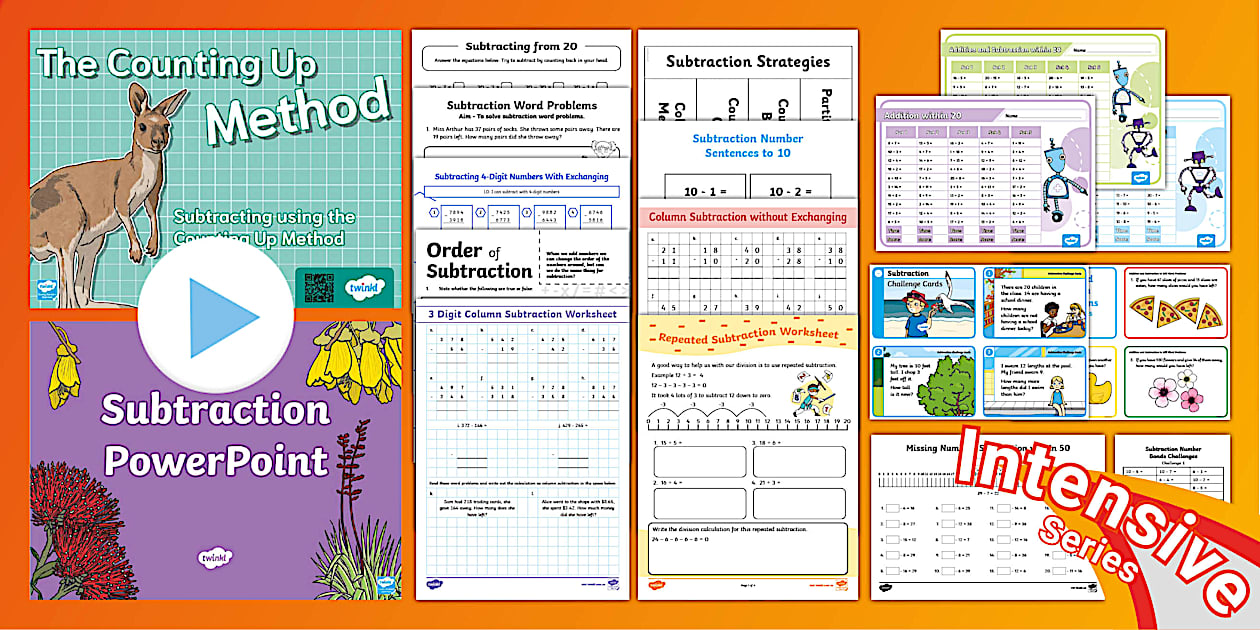 Intensive - Maths - Subtraction (Foundation) - Twinkl