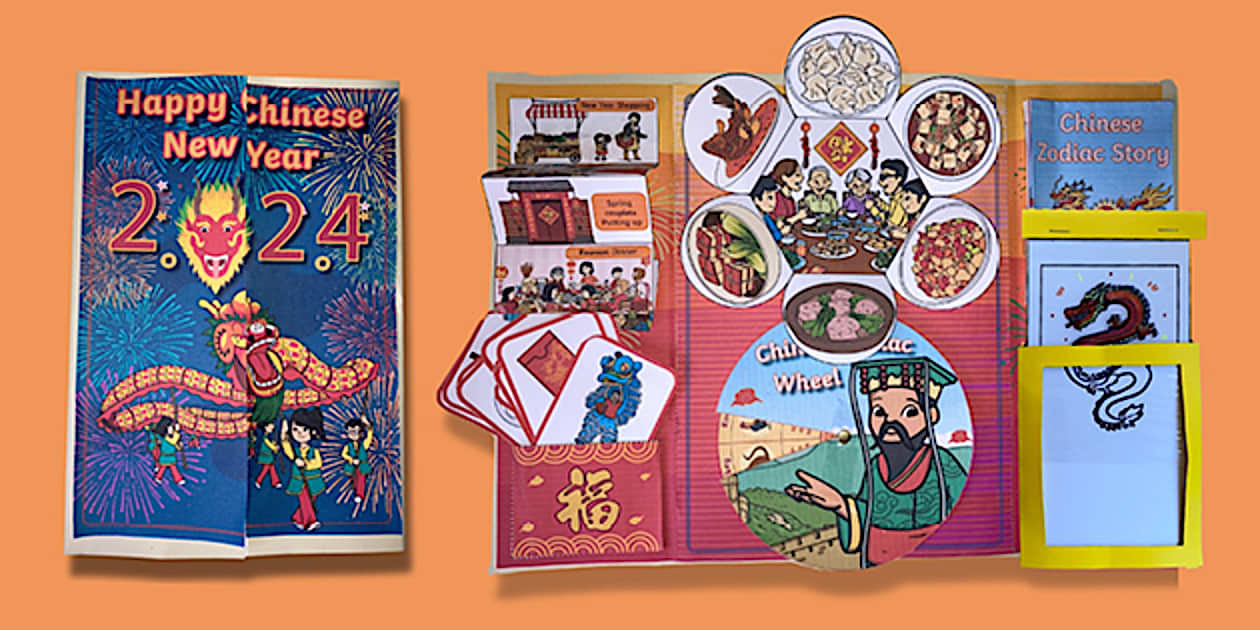 Chinese New Year Lapbook (Hecho por educadores) - Twinkl