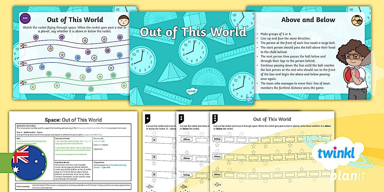 Year 1 Space: Direction and Movement Lesson 2 (Teacher-Made)
