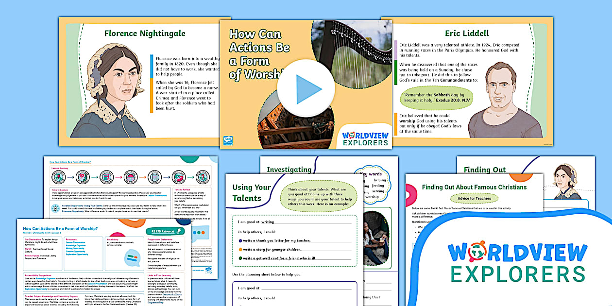 RE: Christianity in Art: KS1 Lesson Pack 6 (Teacher-Made)